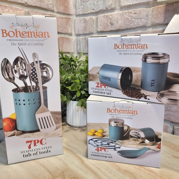 Denmark | Kitchen | Denmark Nwt Bohemian The Spirit Of Cooking Set ...
